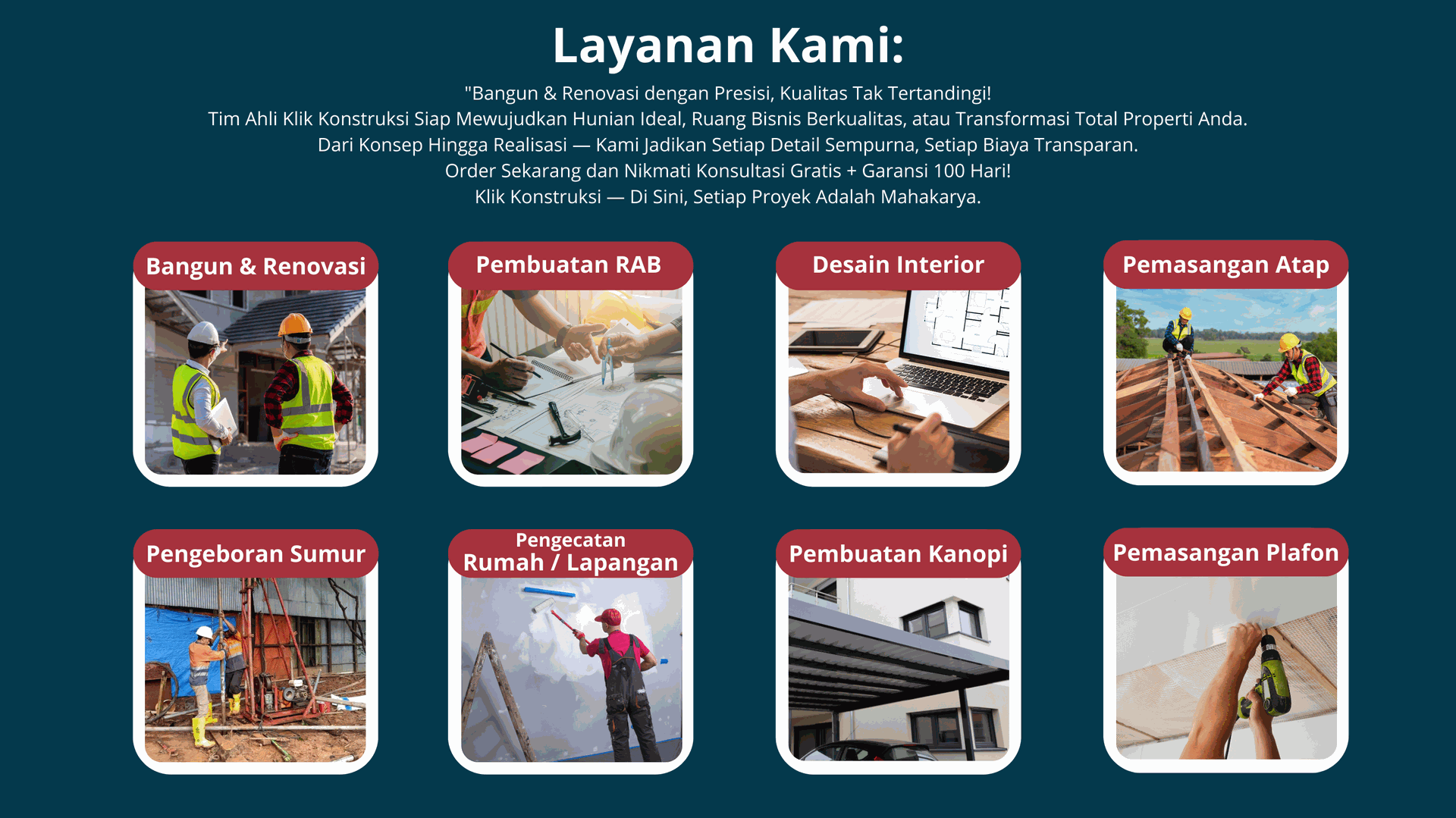 KLIK KONSTRUKSI | Klik Bangunan